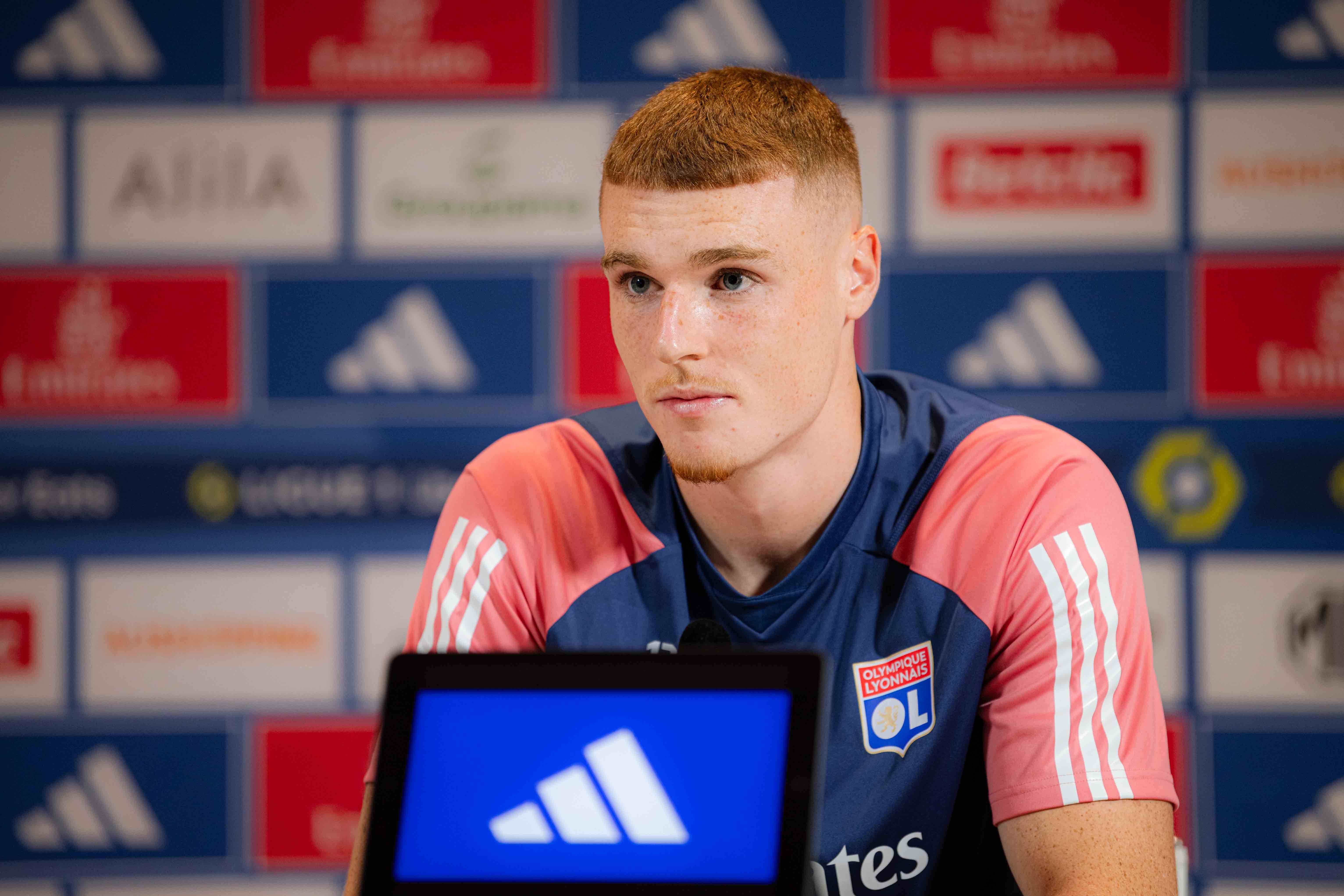 Jake O'Brien avant OL - FCL : "Saisir sa chance quand elle vient"